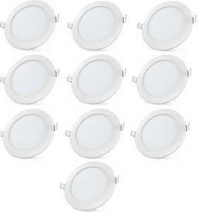 Signature enterprise 12w Round led light pack of 10 Recessed Ceiling ...