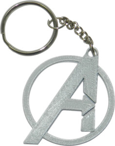 TESSERACT Avengers Logo Silver Keychain Key Chain Price in India - Buy ...