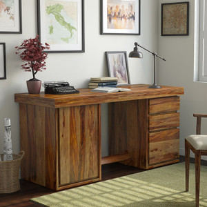 Urban Ladder Vector Executive Solid Wood Study Table Price in India ...