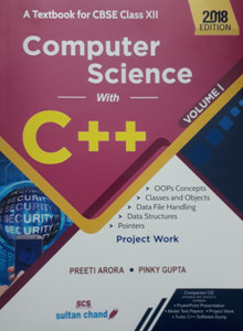 COMPUTER SCIENCE WITH C++ A TEXTBOOK FOR CBSE CLASS XII VOLUME I: Buy ...
