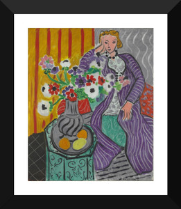 Purple Robe And Anemones - "Henri Matisse Paintings Collection ...