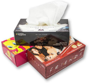 Creative Hygiene Facial Tissue box 2 Ply 100 Pulls 200 Sheets Pack of 3 ...