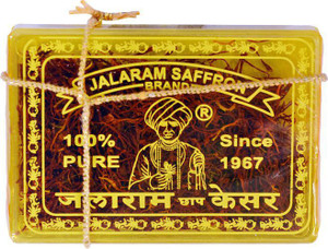 Jalaram Saffron Jalaram Brand Saffron (Kesar) 100 % Pure & Natural, 1 ...