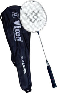 Vixen 'Silver Magic' Badminton racket Multicolor Strung Badminton ...