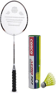 COSCO Combo of Two, One 'Cb 300' Badminton Racket and one Box 'Aero 727 ...