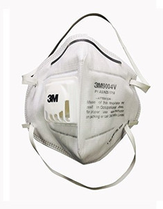 3M Particulate Respirator 9004 V White (Pack of 5) Price in India - Buy ...