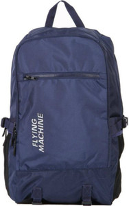 FLYING MACHINE FMSB0052 18 L Laptop Backpack Navy Blue - Price in India ...