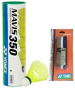 YONEX Combo of two, One Nylon Shuttle cock (Pack of 6) and One ...