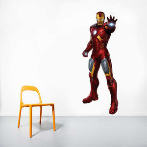 Impression Wall 36 cm Iron Man Wall Sticker (Cover Area :- 14 X 40 inch ...