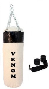 VENOM 6.5 Feet Long, CANVAS Material, White and Black Color, Unfilled ...