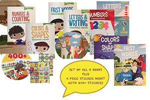 Homework Helper Kindergarten 8 Book Set Educational Activity Workbooks ...