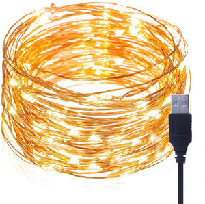 TONY STARK 50 LEDs 5 m Yellow Steady Clip Rice Lights Price in India ...