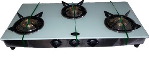 CELLO White Glass, Stainless Steel Manual Gas Stove Price in India ...