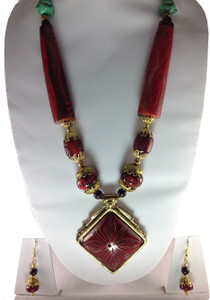 Shiv Kutumb Metal, Stone Red Jewellery Set Price in India - Buy Shiv ...