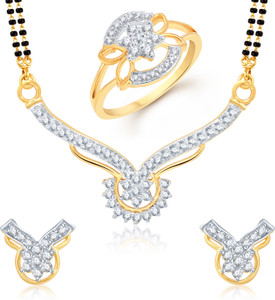 VK Jewels Alloy Gold Jewellery Set Price in India - Buy VK Jewels Alloy ...