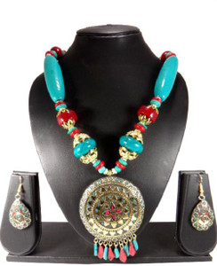 Shiv Kutumb Metal, Stone Multicolor Jewellery Set Price in India - Buy ...