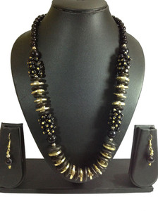 Shiv Kutumb Stone Black Jewellery Set Price in India - Buy Shiv Kutumb ...