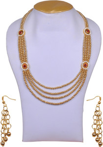 RK City Shopping Metal, Plastic Gold Jewellery Set Price in India - Buy ...