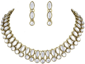 Shining Diva Brass Gold Jewellery Set Price in India - Buy Shining Diva ...