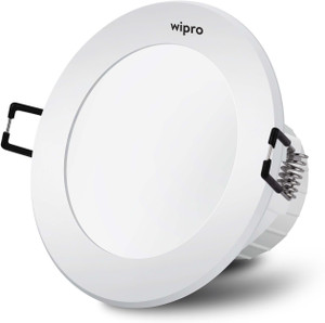 Wipro Garnet 3W LED Downlight 6500K Recessed Ceiling Light Ceiling Lamp ...