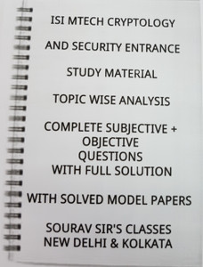 Isi Mtech Cryptology and Security Entrance topic-Wise Analysis complete ...