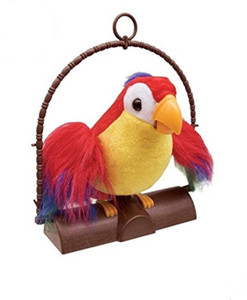 CORA Repeat Talking Toy Parrot -Talk Back Parrot Repeat Mimics Voice ...