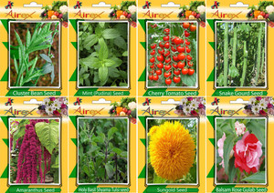 Airex Cluster Bean, Mint (Pudina), Tomato Cherry, Snake Gourd, Red ...
