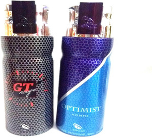eKOZ GT ROUGE AND OPTIMIST HOMME Perfume Body Spray - For Men & Women ...