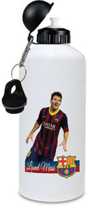 JUVIXBUY Printed Lionel-Messi-FC-Barcelonal 1 Water Bottle With Free 1 ...
