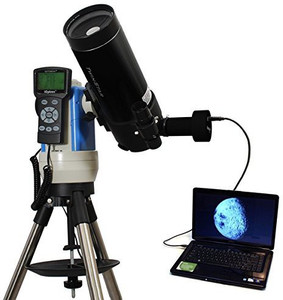 Twin Star Black 90Mm Portable Computer Controlled Telescope With 9Mp ...