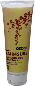 OZONE Sunscreen - SPF 50 PA++ Fair4Sure Sunscreen Gel - Price in India ...