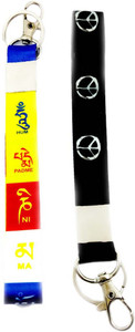 ShopTop Tibetan Ladakh Prayer Fabric id Tag and Peace symbol Id Tag ...