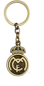 GCT Real Madrid Football Club Sports Vintage Antique Gold Metal Keyring ...