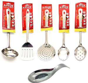A-PLUS Ladle, Skimmer, Turner, Basting , Basting Slotted & Spoon Rest ...