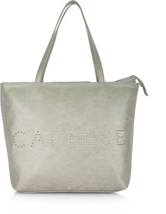 Buy Caprese Women Grey Tote Taupe Online @ Best Price in India ...