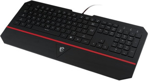 MSI INTERCEPTOR DS4100 7 Colours Backlit Gaming Keyboard Wired USB ...