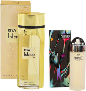 RIYA INTENSE GOLD PERFUME 80 ML +BLACK MELODY PERFUME 30 ML Deodorant ...