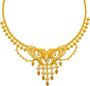 PC Chandra Jewellers L-24894 Choker Yellow Gold Precious Necklace Price ...
