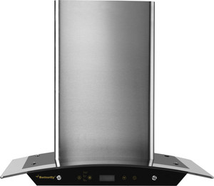 Butterfly Reflection Auto Clean Wall Mounted Silver 1200 m3/h Chimney ...