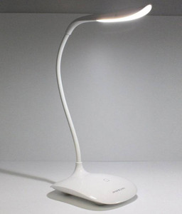 Jeeya Touch Sensitive Button light Study Lamp (23 cm, White) Table Lamp ...