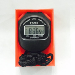 Leosportz Digital pocket water proof Stop watch LCD screen Stop Watch ...