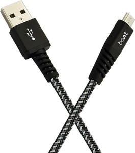 boAt Reversible Micro USB 2 A 1.5 m Micro USB Rugged V3 Black - boAt ...