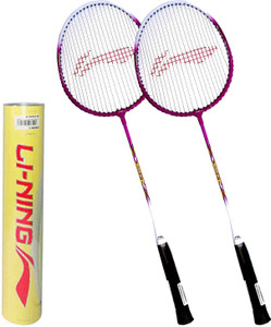 LI-NING Badminton Full Set (Smash XP 708 Strung Badminton Racquet Set ...
