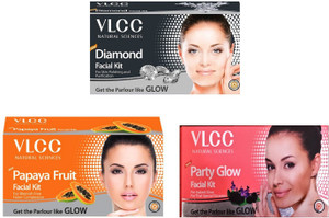 VLCC Original Papaya, Diamond and Party-Glow Facial Kit - Price in ...