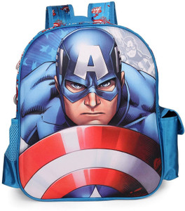 Flipkart.com | My Baby Excel Captain America Blue EVA School Bag 14 ...