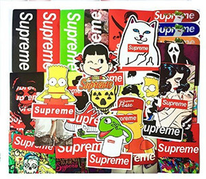Generic Supreme Sticker 25pcs IPad MacBook Motorcycle Graffiti Patches ...