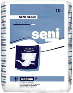 Seni BasicM 10 Adult Diapers - M - Buy 10 Seni Adult Diapers | Flipkart.com