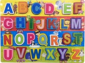 CIVIL Early Learning Wooden ABCD Block 27 Letter Alphabet For Kids ...