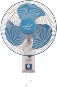 V-Guard SUPERFLOW HSW 12 - Blue/White 300 mm 3 Blade Wall Fan Price in ...