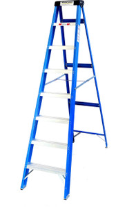 YOUNGMAN 8 Step electric shock proof ladder with tool tray and capacity ...